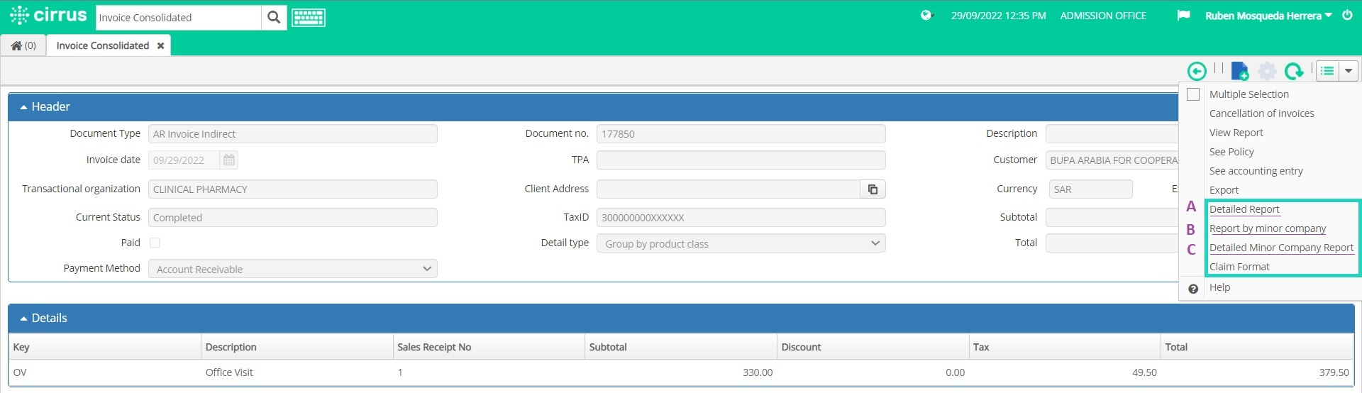 364 - Invoice Consolidated Reports Data Improvements – eCareSoft, Inc Knowledge Base (EN)
