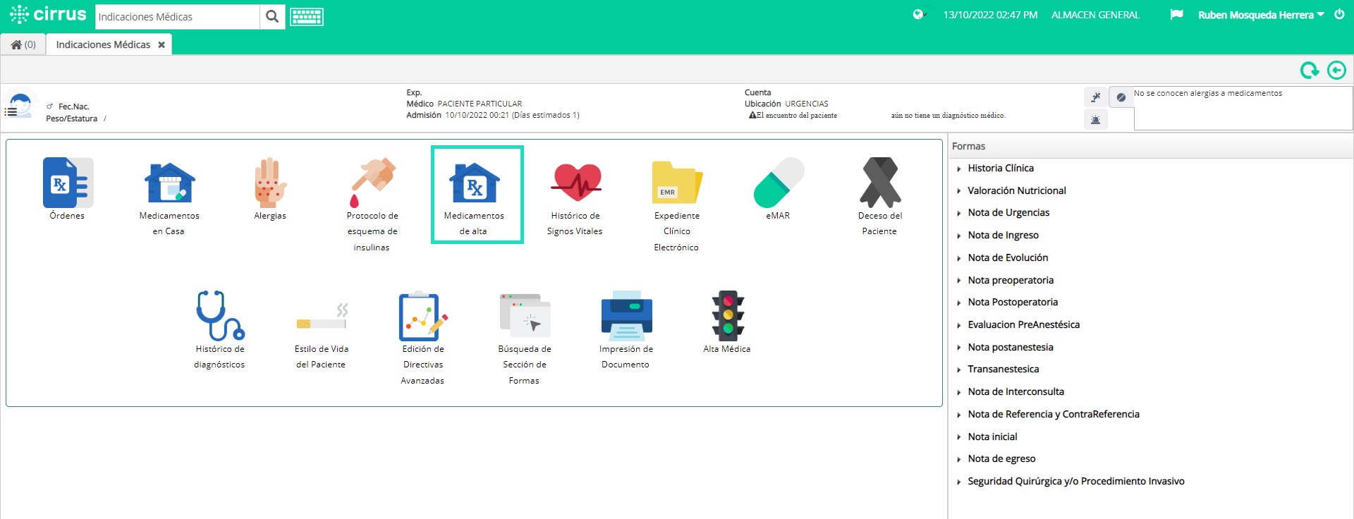 371 - Añade medicamentos desde plantillas en opción Medicamentos de alta – eCareSoft, Inc ...
