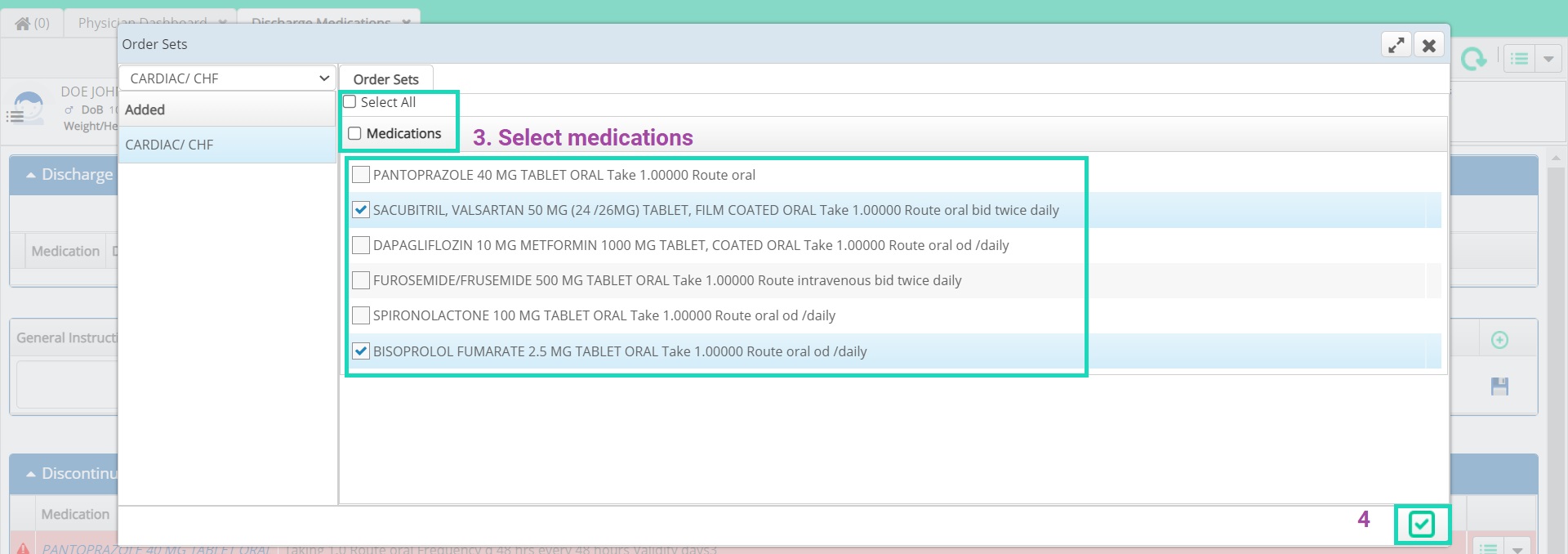 371 - Add Medications from Order Sets in Discharge Medications ...