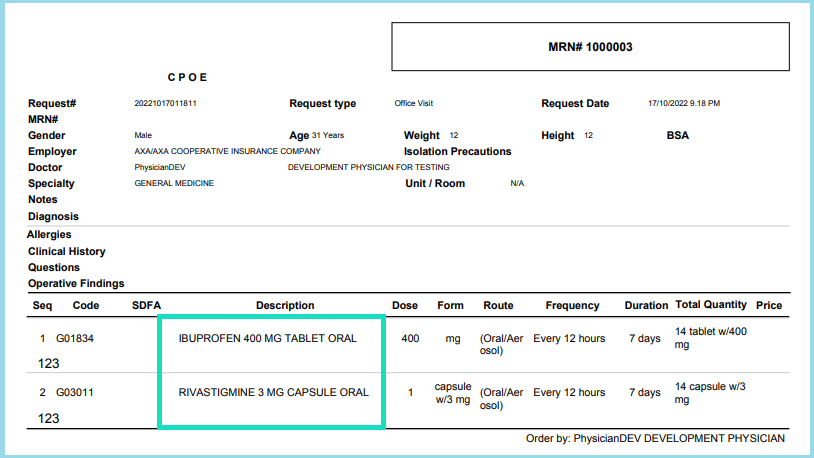 375 - Generics improvement for (Rx) type of prescriptions in Medical ...
