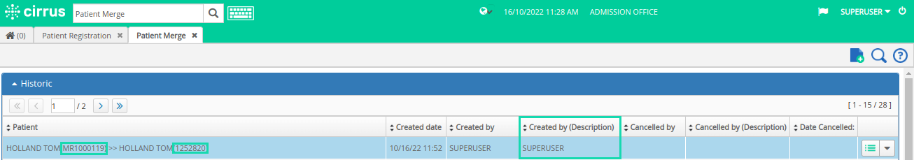 379 - Medical Record Number in Patient Merge Screen – eCareSoft, Inc ...