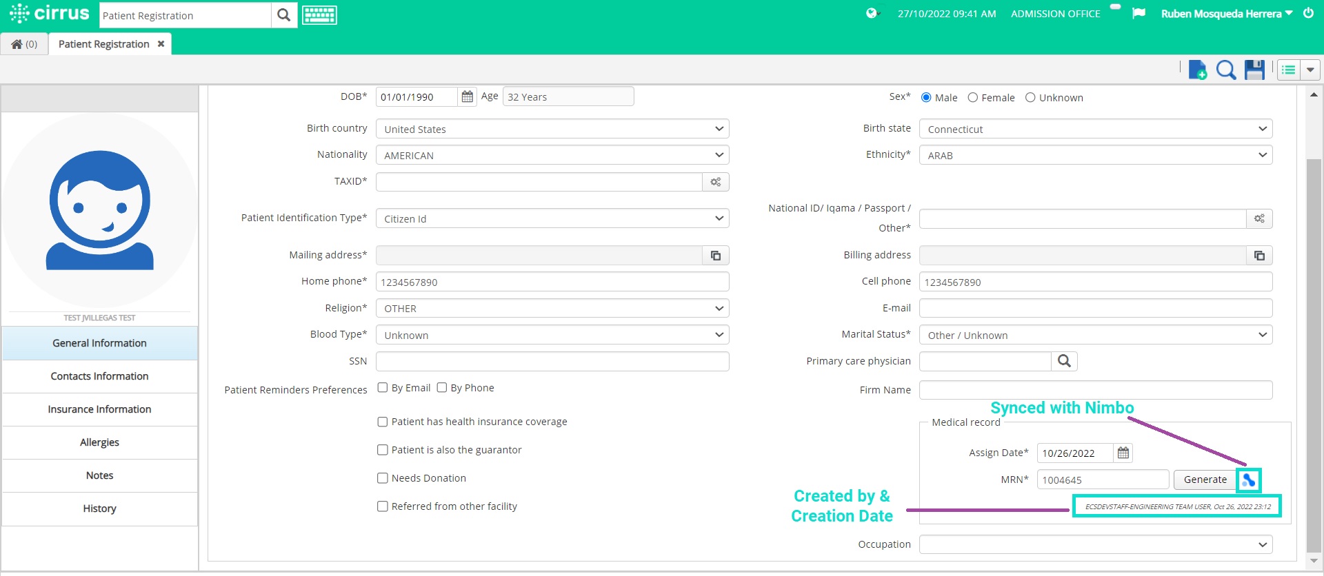 383 - Encounter MRN & Creation Data Improvements – eCareSoft, Inc ...