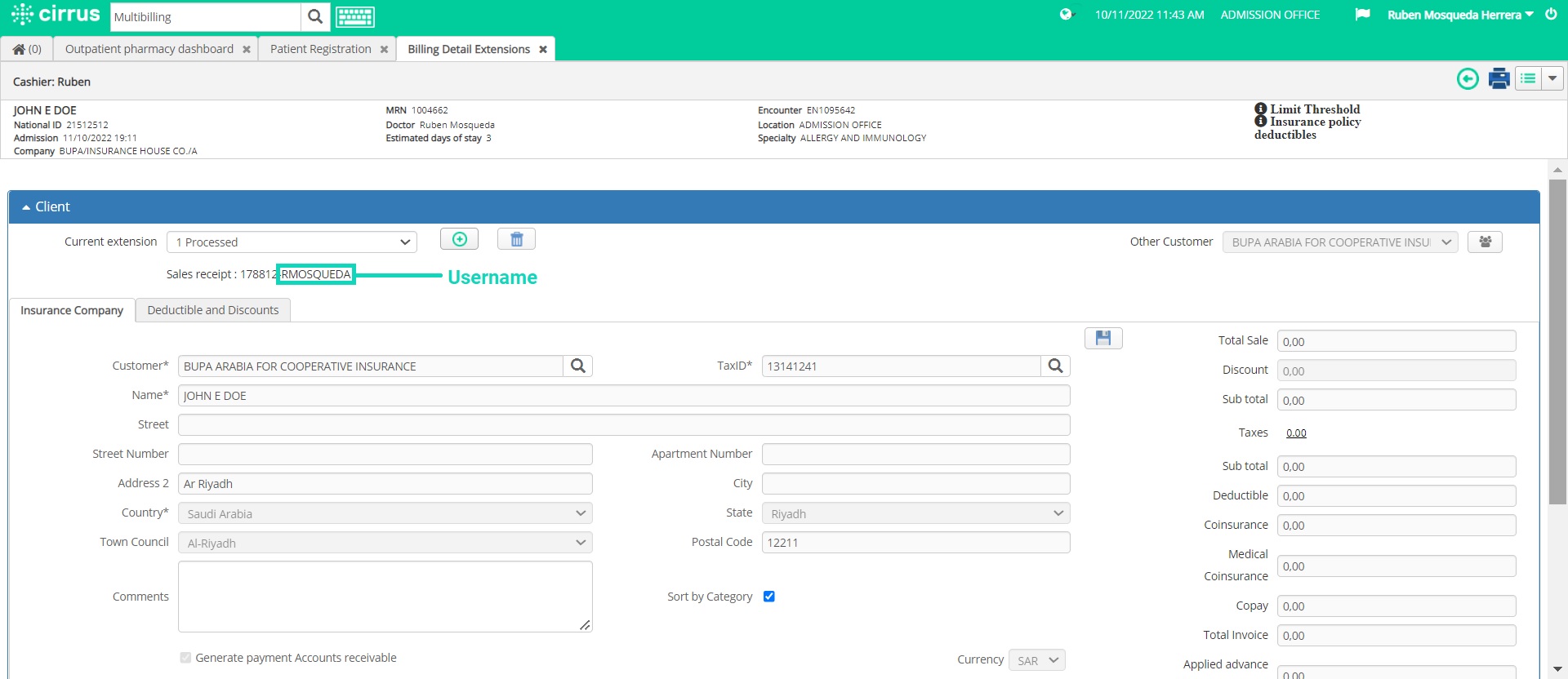 391 - Hospital Logo and Billing Username on Invoices – eCareSoft, Inc Knowledge Base (EN)