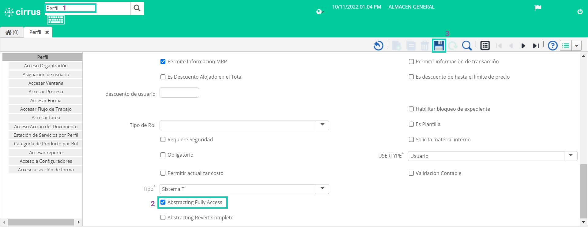 392 - Acceso completo para supervisores a cuentas paciente codificadas en Abstracción ...
