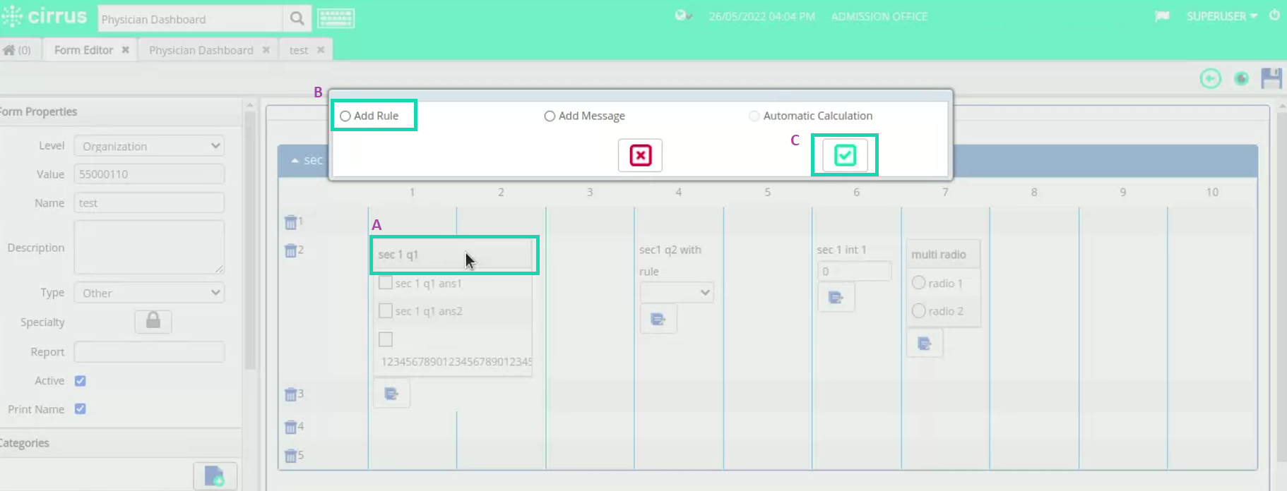 329 - New questionnaires functionalities – eCareSoft, Inc Knowledge Base (EN)