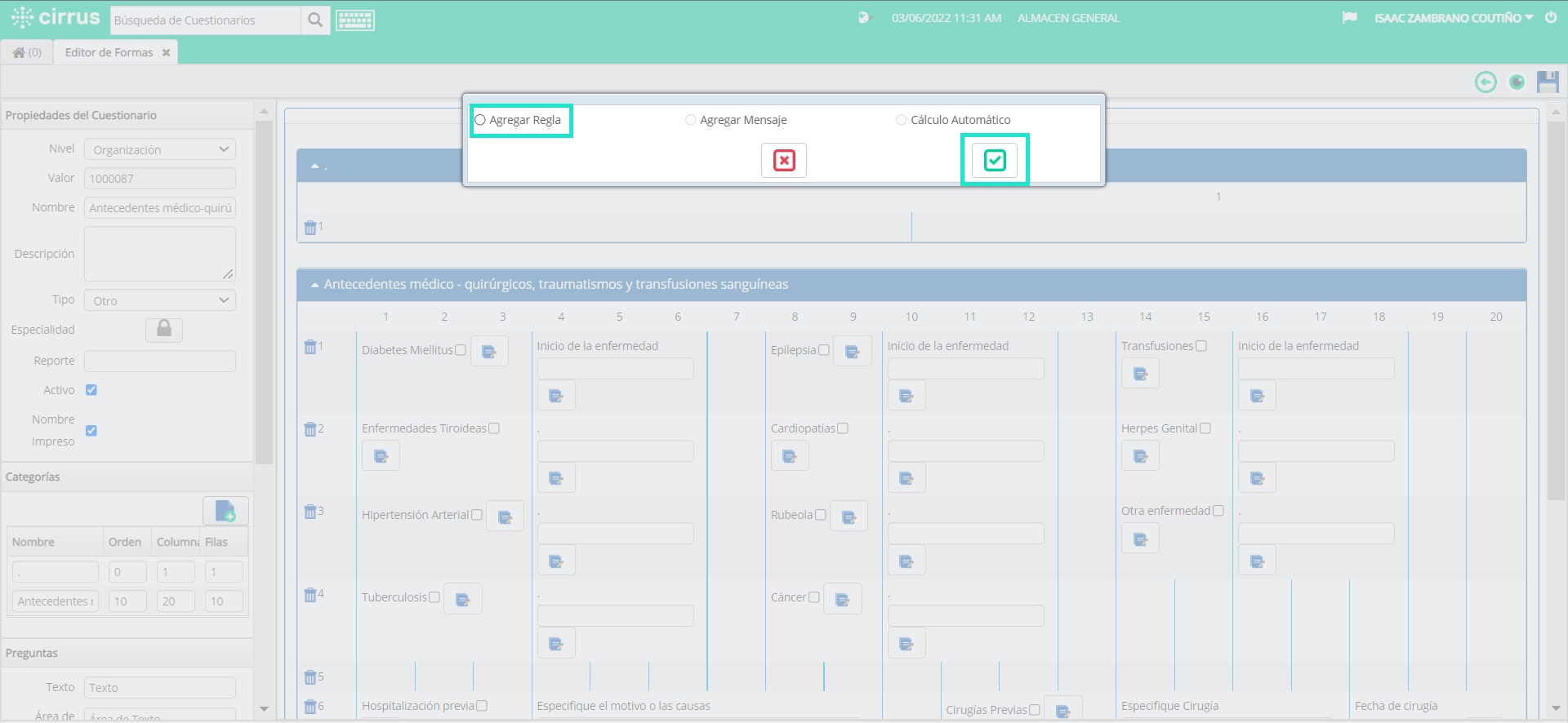329 - Nuevas funcionalidades en formas – eCareSoft, Inc Knowledge Base (ES)