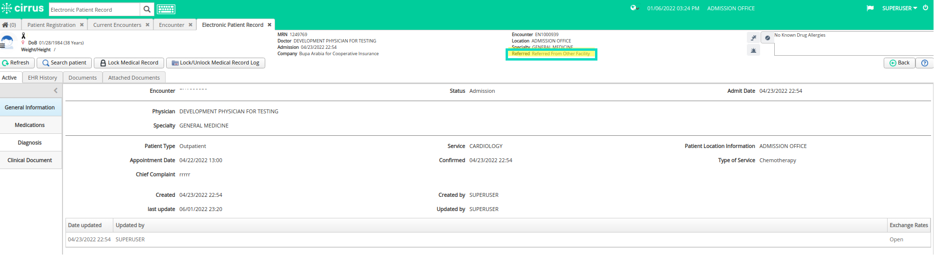 327 - NPHIES Referrals – eCareSoft, Inc Knowledge Base (EN)