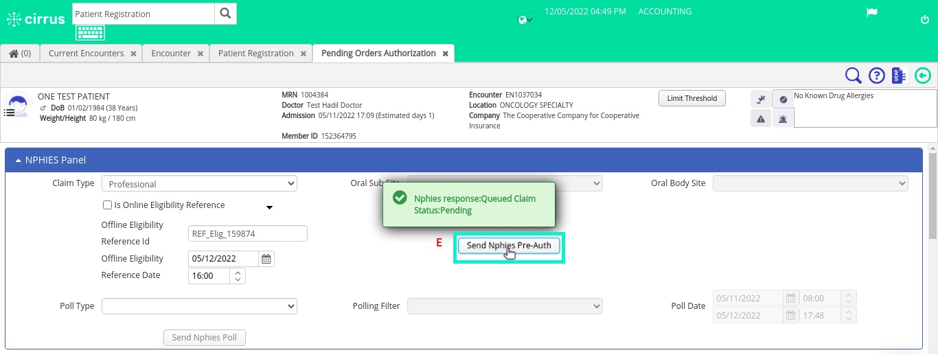 322 - NPHIES validation for referred patients – eCareSoft, Inc ...