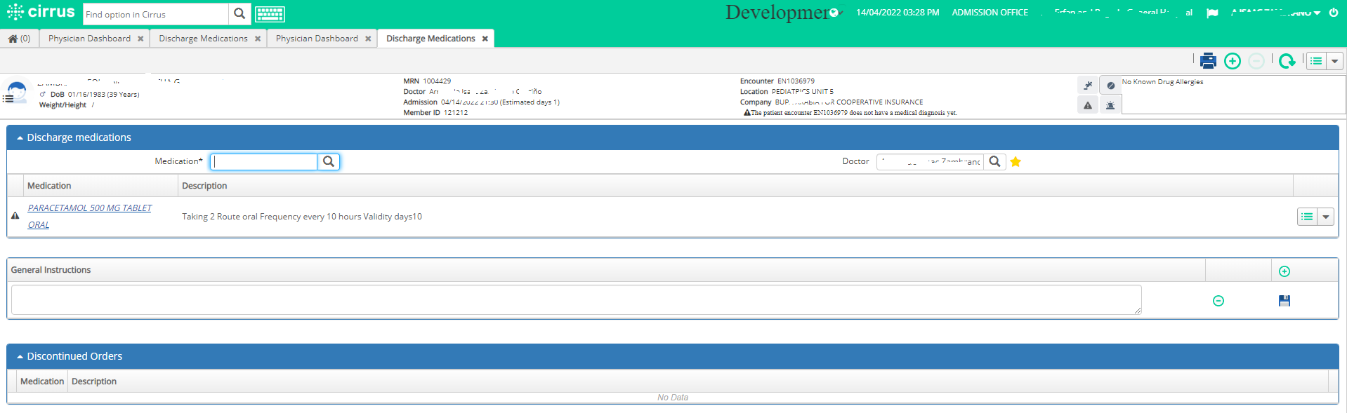 300 - Management of partial deliveries in outpatient pharmacy ...