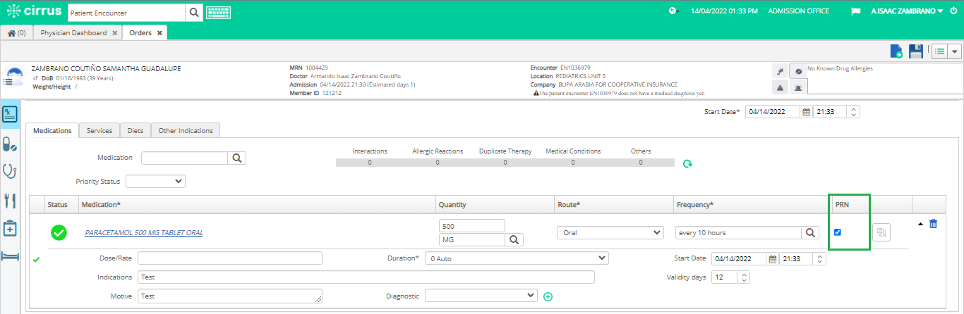 299 - Review and confirm or delete PRN medications in Pharmacy Dashboard – eCareSoft, Inc ...