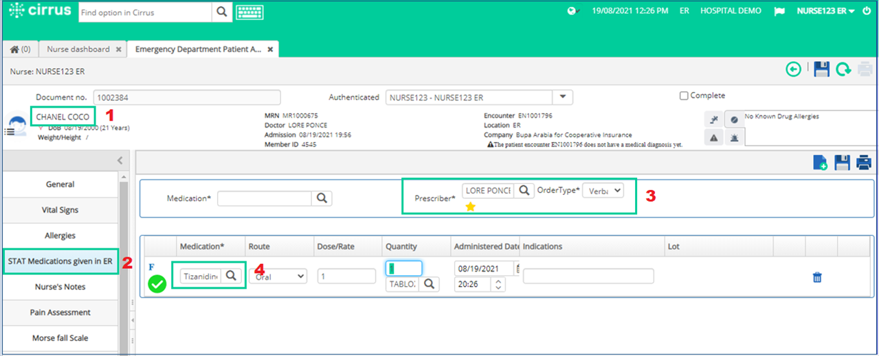 204 Authenticate STAT medications – eCareSoft, Inc Knowledge Base (EN)