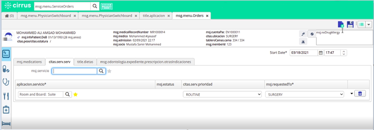 131 Send pre-authorization message from cirrus to nphies portal ...