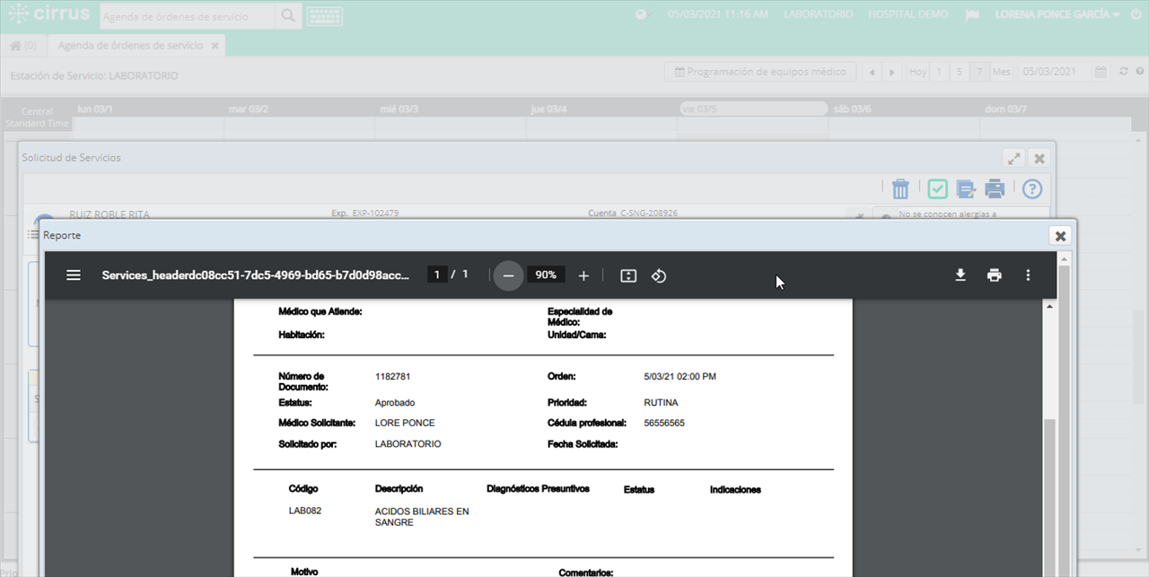 120 Nuevo reporte de la orden de servicio – eCareSoft, Inc Knowledge Base (ES)