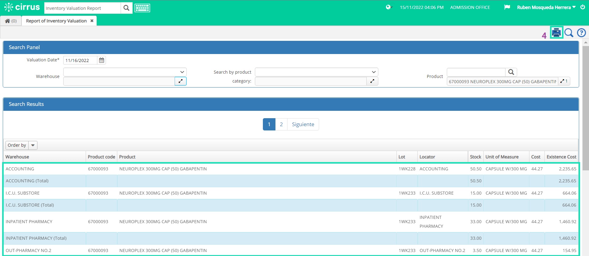 Inventory Valuation Report – eCareSoft, Inc Knowledge Base (EN)