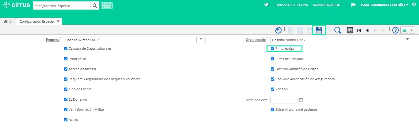 Configuración Especial – eCareSoft, Inc Knowledge Base (ES)