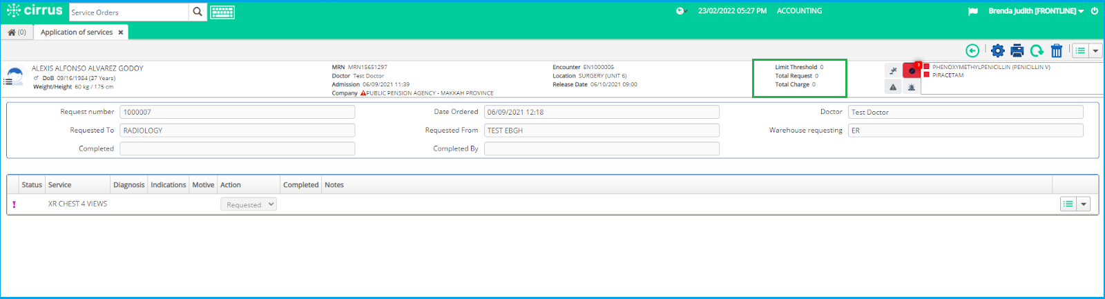 Threshold information for Application of Services and Medications – eCareSoft, Inc Knowledge ...