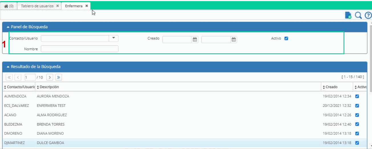 Usuario enfermera – eCareSoft, Inc Knowledge Base (ES)