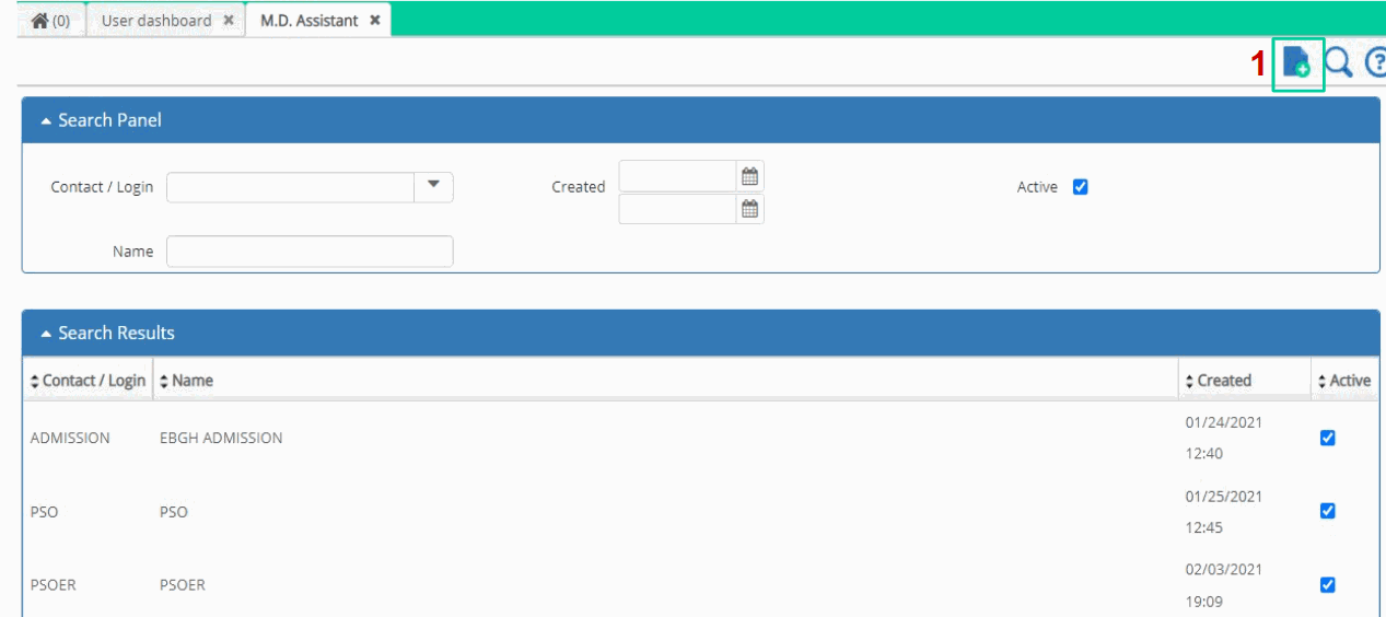 Assistant user – eCareSoft, Inc Knowledge Base (EN)