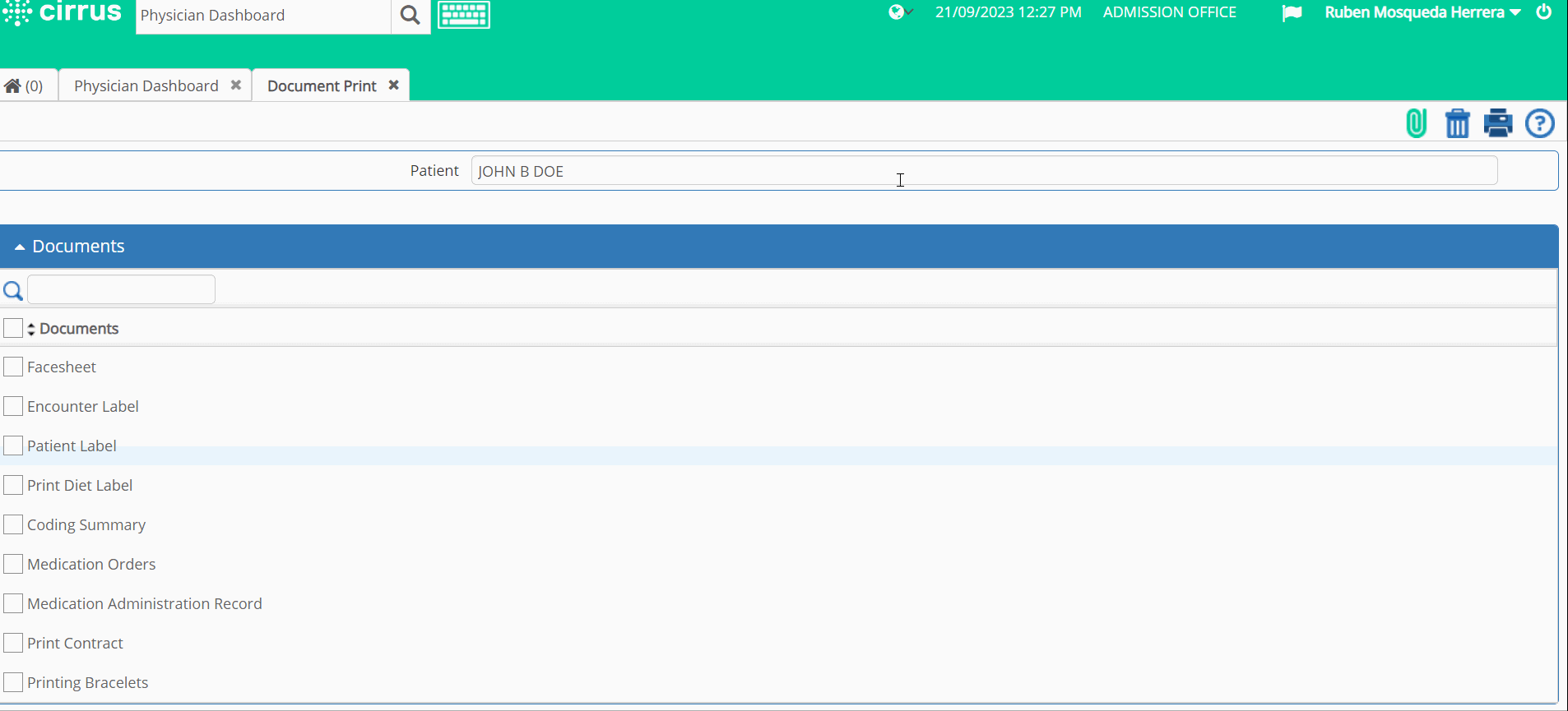 507 - Patient Label – eCareSoft, Inc Knowledge Base (EN)