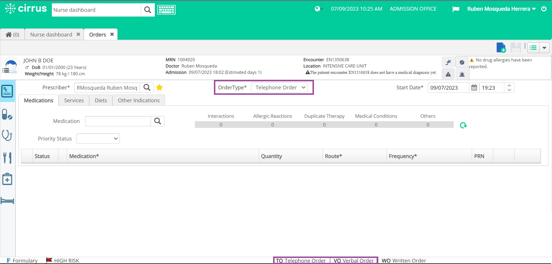 508 - Nursing Verbal Orders Duration Enhancement – eCareSoft, Inc Knowledge Base (EN)
