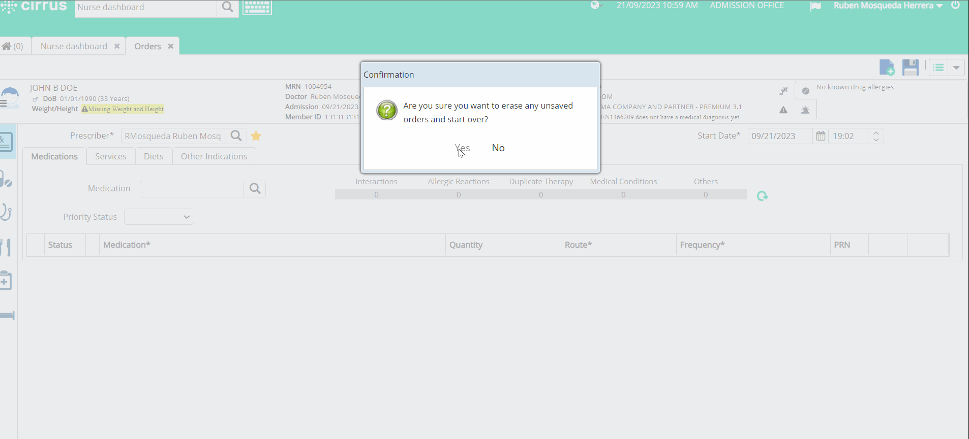 508 - Nursing Verbal Orders Duration Enhancement – eCareSoft, Inc ...