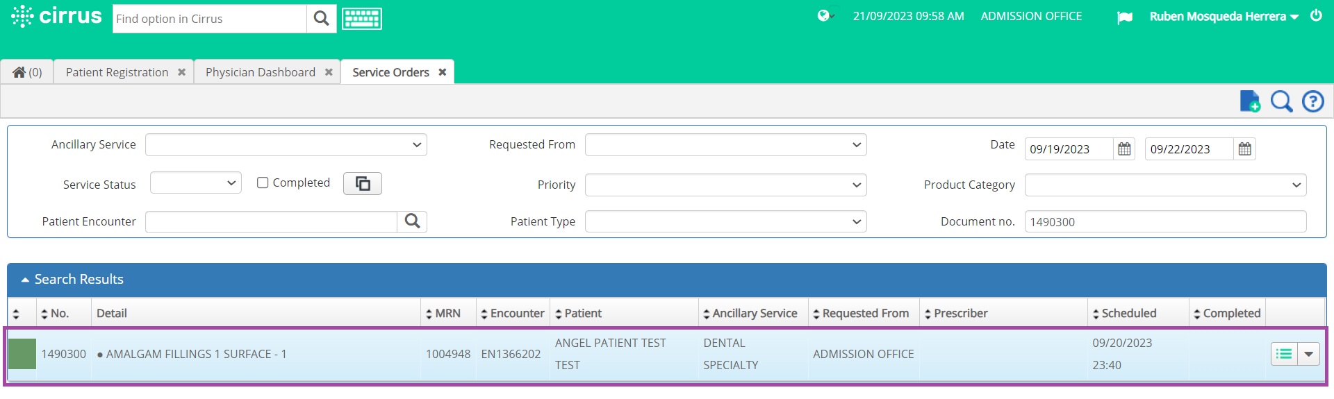 510 - Display of Partial Authorizations in Outpatient Pharmacy and Service Orders windows ...