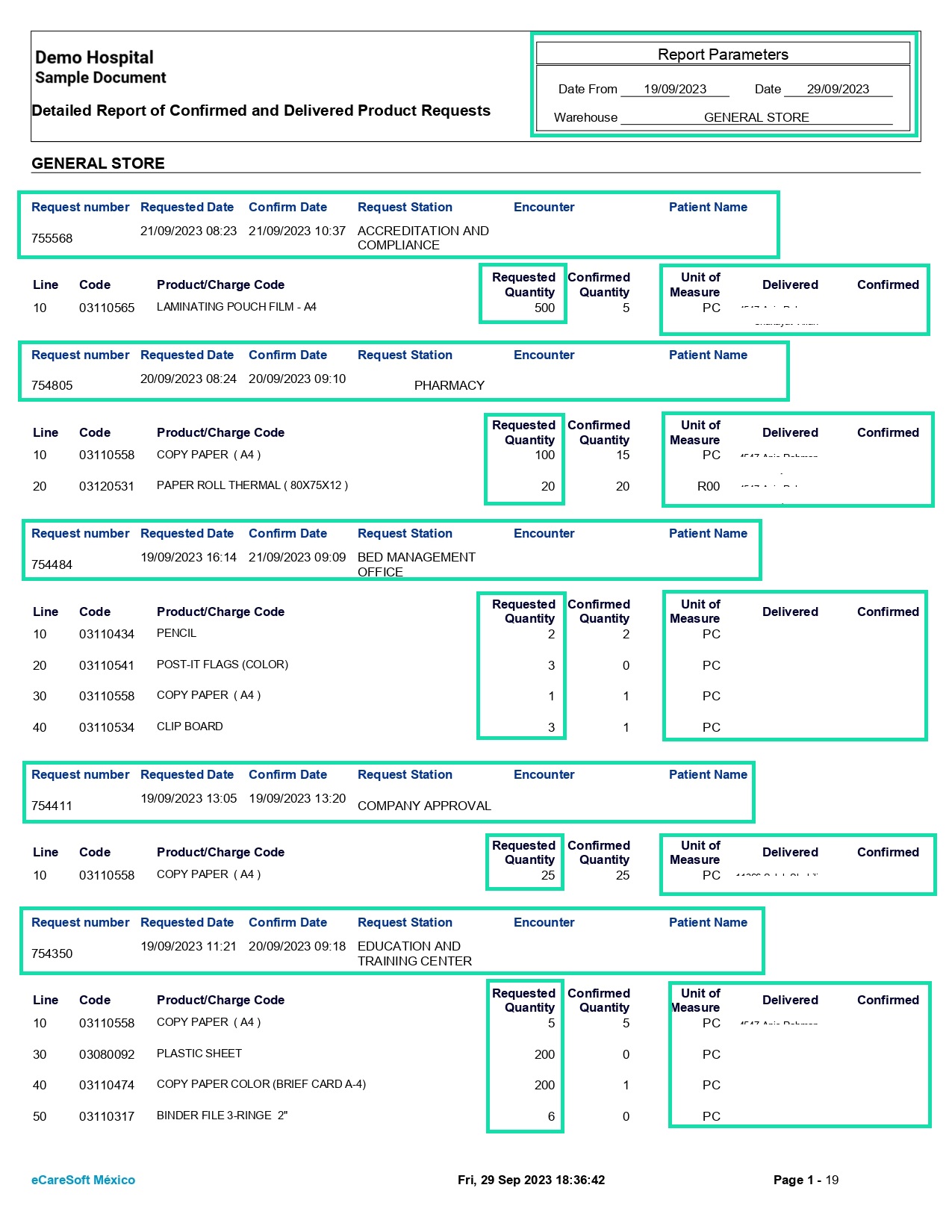 515 - New Product Delivery Summary – eCareSoft, Inc Knowledge Base (EN)