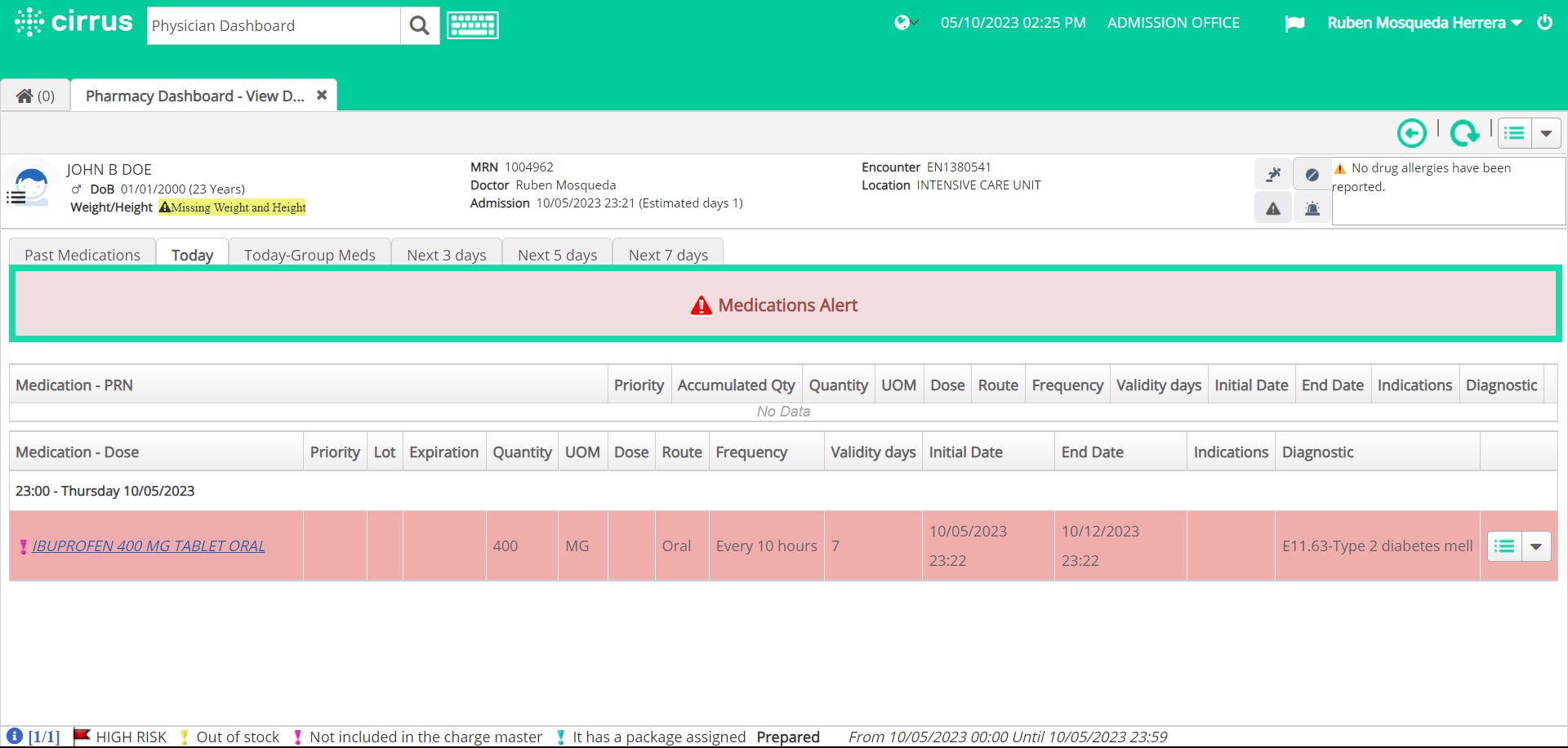 518 - Prescriptions Medispan Alerts in Pharmacy windows – eCareSoft ...