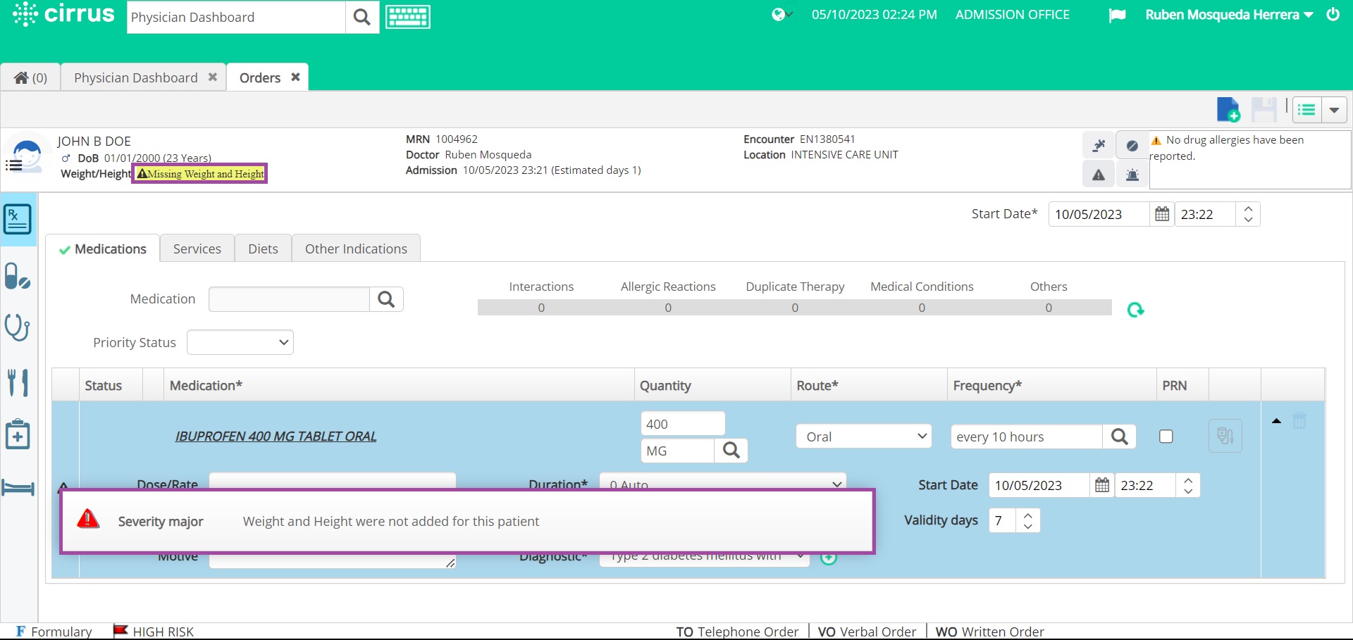 518 - Prescriptions Medispan Alerts in Pharmacy windows – eCareSoft ...