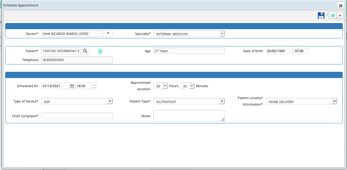 How does a Medical Schedule work in Cirrus? – eCareSoft, Inc Knowledge Base (EN)