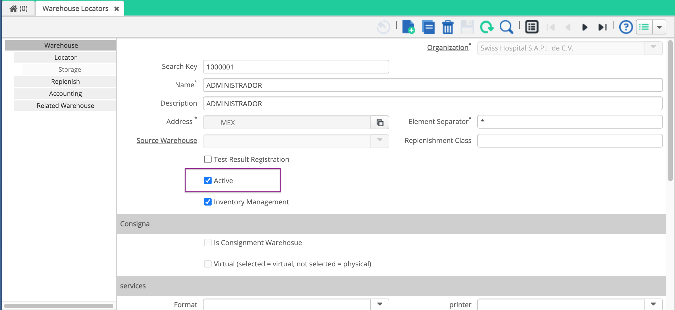 Warehouse Inventory Management Configuration – eCareSoft, Inc Knowledge Base (EN)