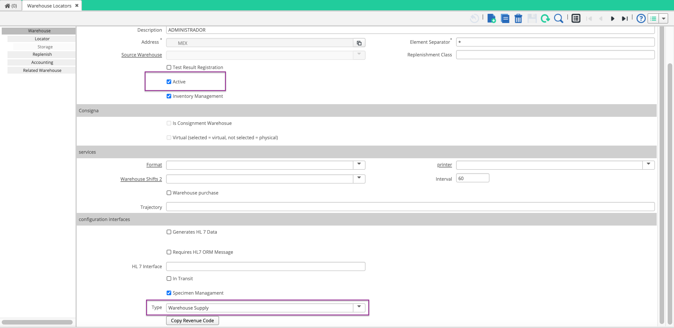 Warehouse Inventory Management Configuration – eCareSoft, Inc Knowledge Base (EN)