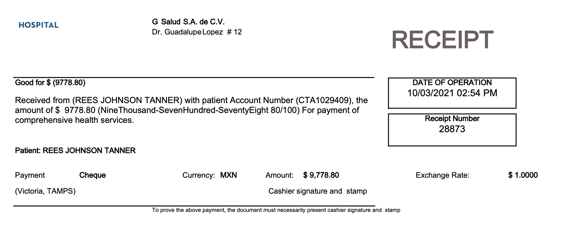 Before starting printing receipts – eCareSoft, Inc Knowledge Base (EN)
