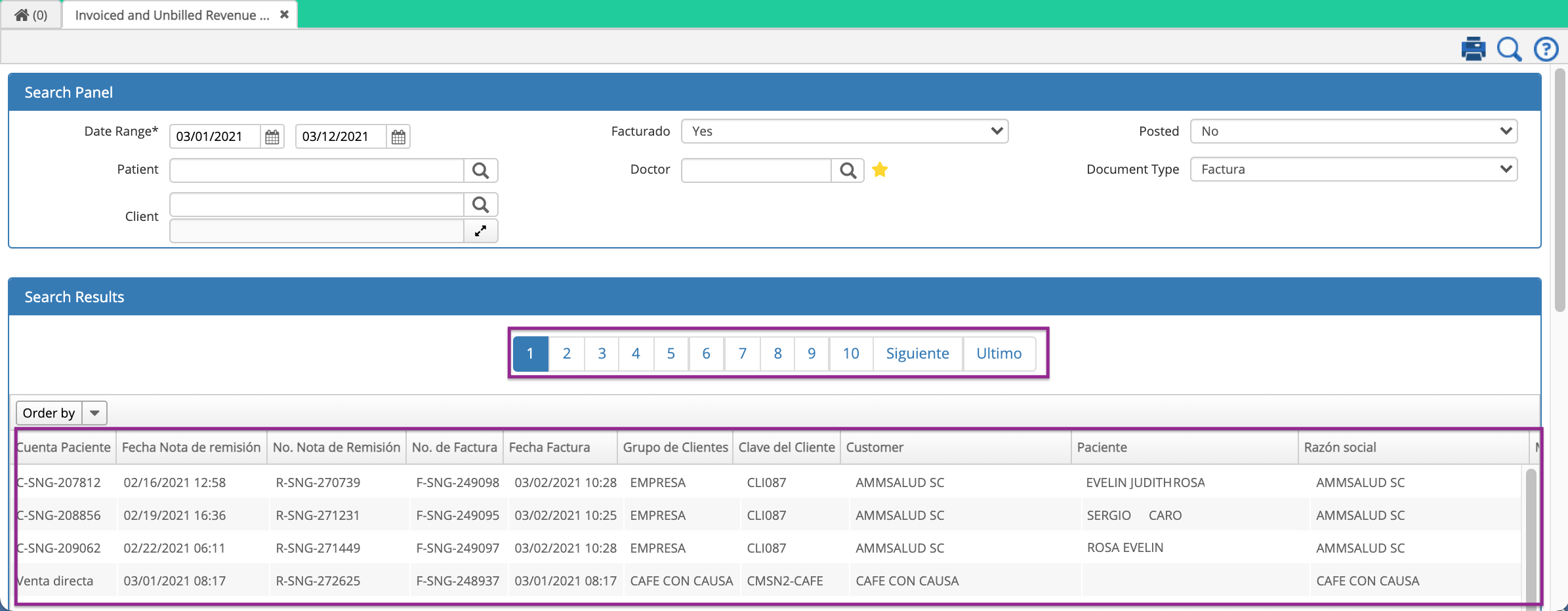 Before starting Invoiced and Unbilled Revenue Report – eCareSoft, Inc Knowledge Base (EN)
