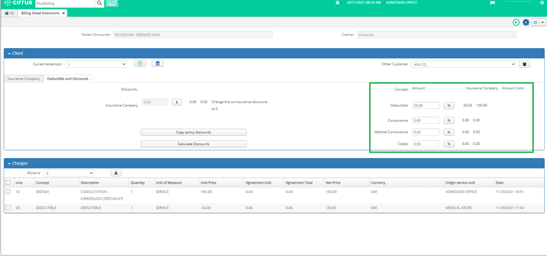 228 - Modifications to the multibilling interface – eCareSoft, Inc Knowledge Base (EN)