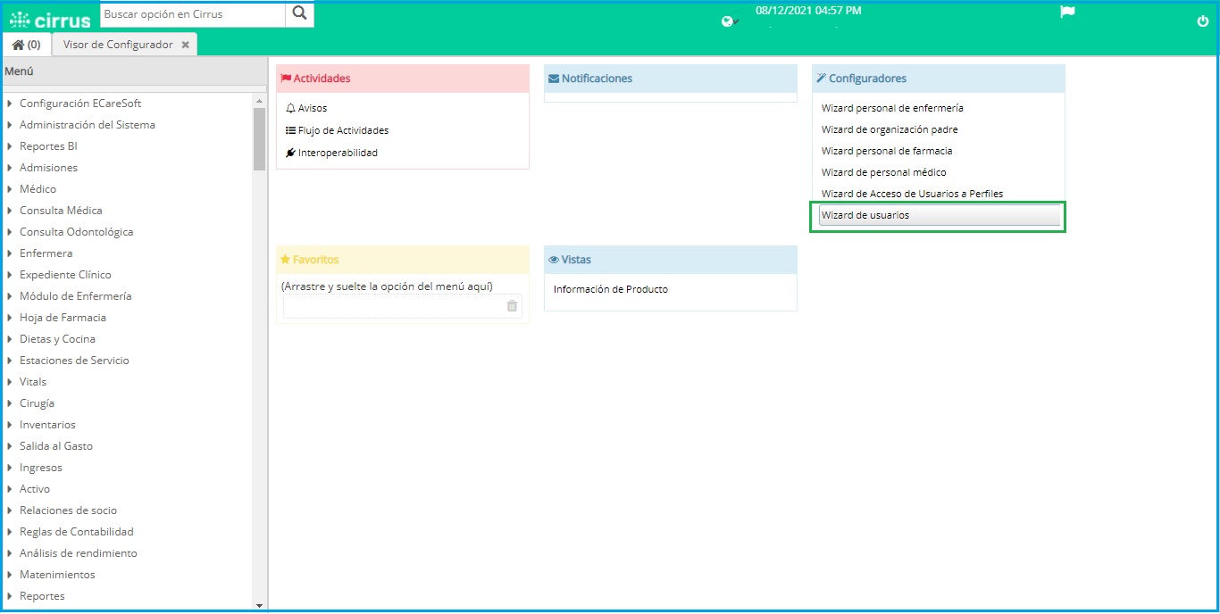 233 - Wizard para creación de usuarios – eCareSoft, Inc Knowledge Base (ES)